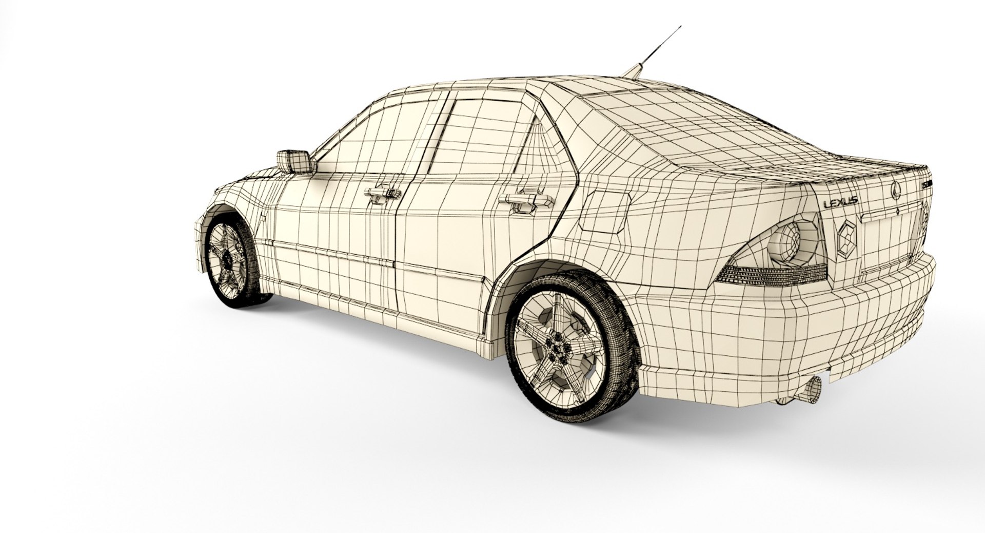 3D Model Car Lexus 300 - TurboSquid 1160112