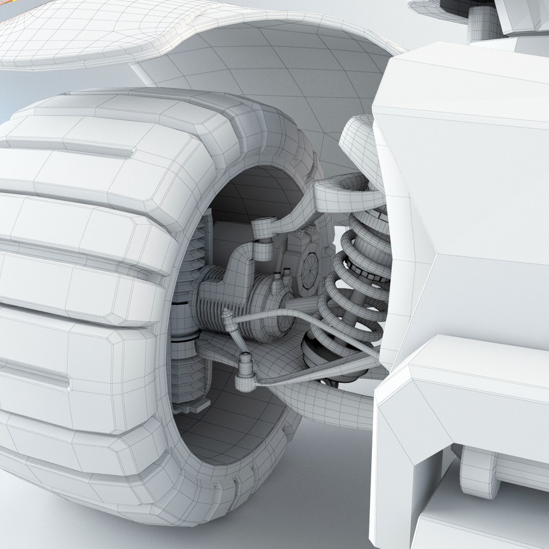 Concept Industrial Car Synergy 3d Model