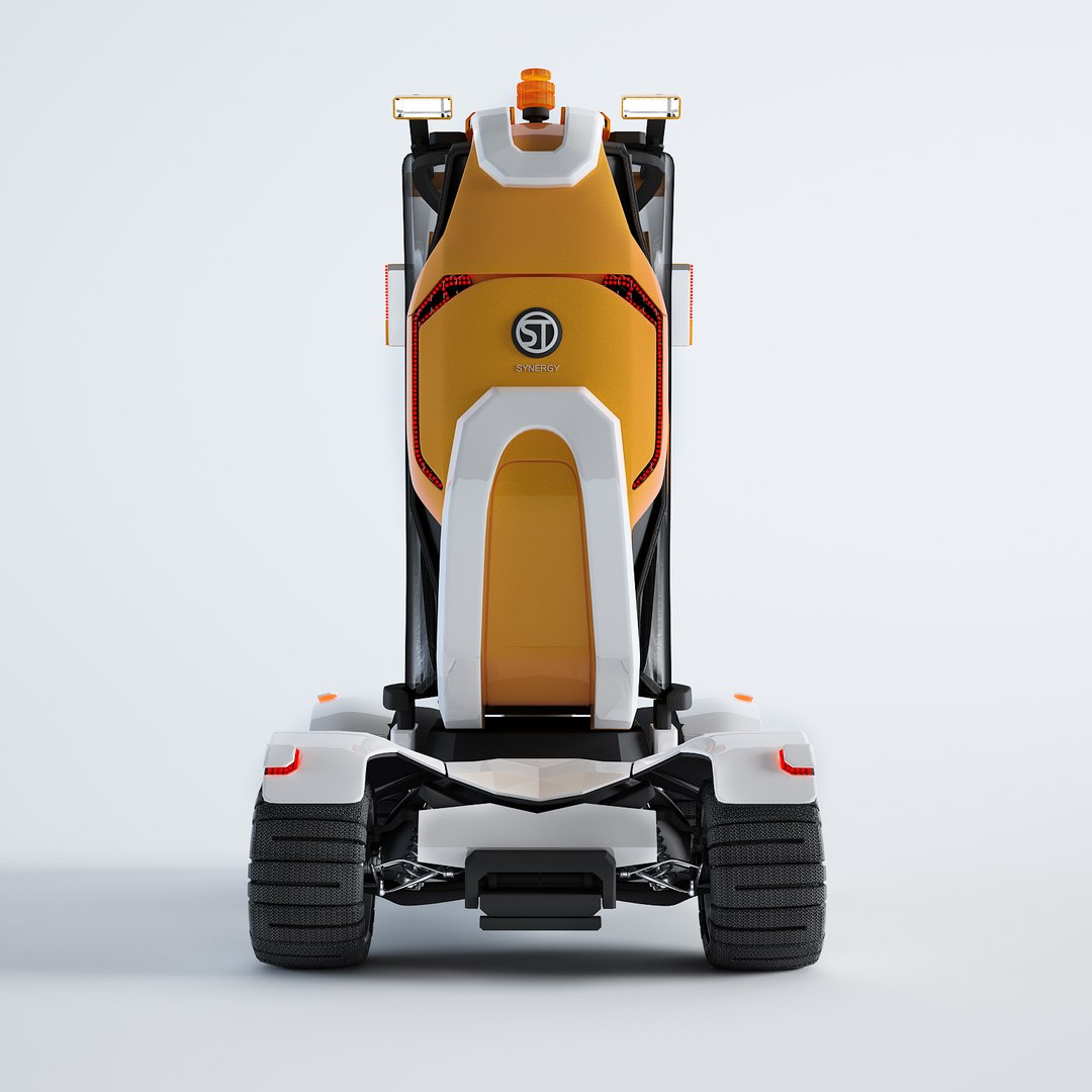 Concept Industrial Car Synergy 3d Model