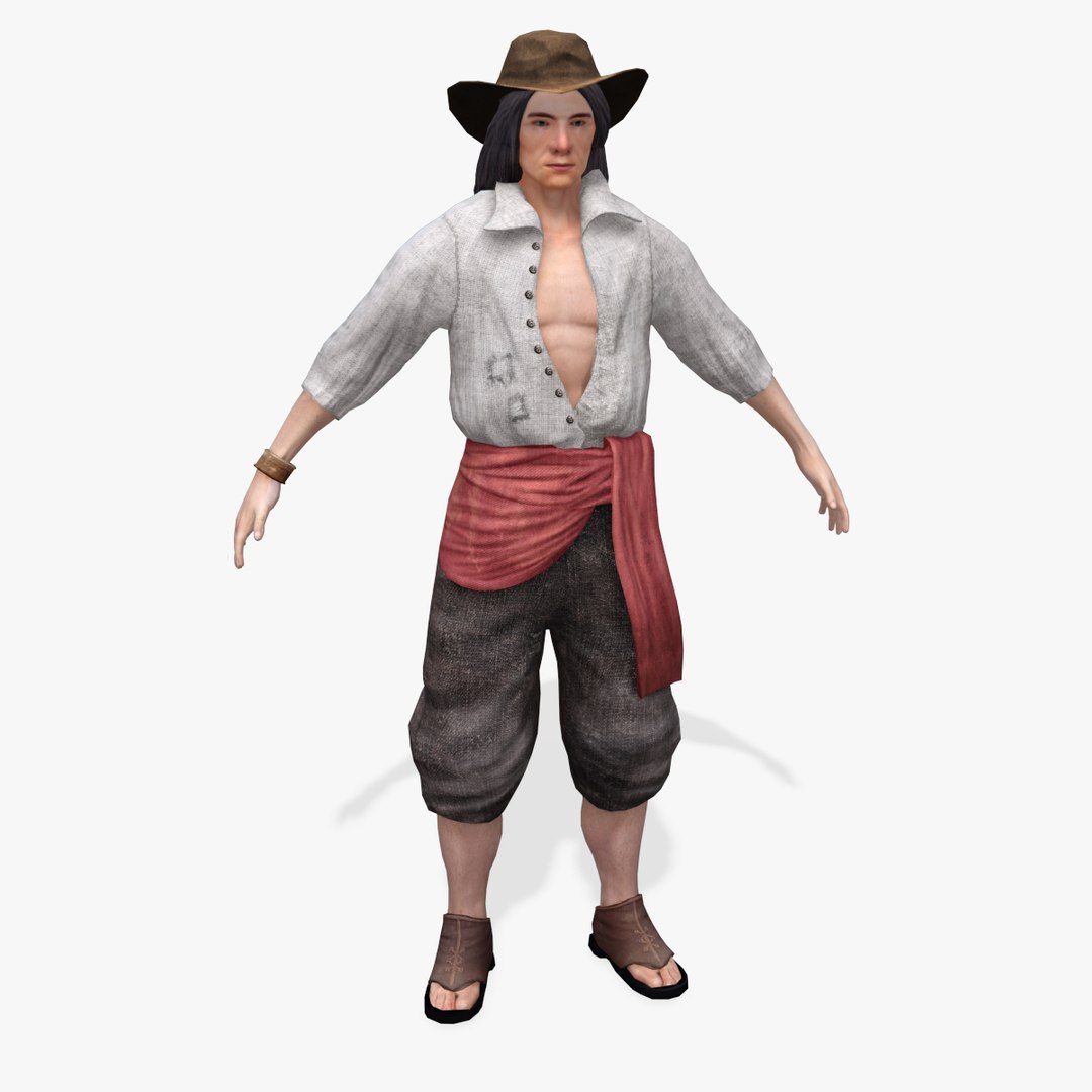 3ds Max Pirates Smuggler Real-time