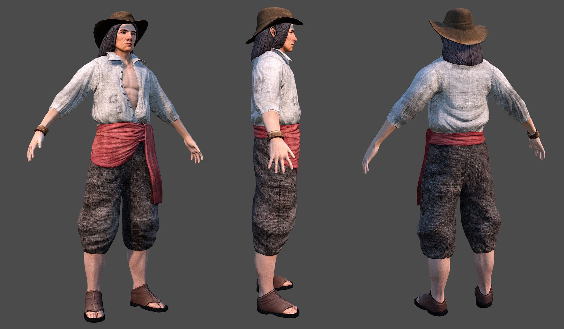 3ds Max Pirates Smuggler Real-time
