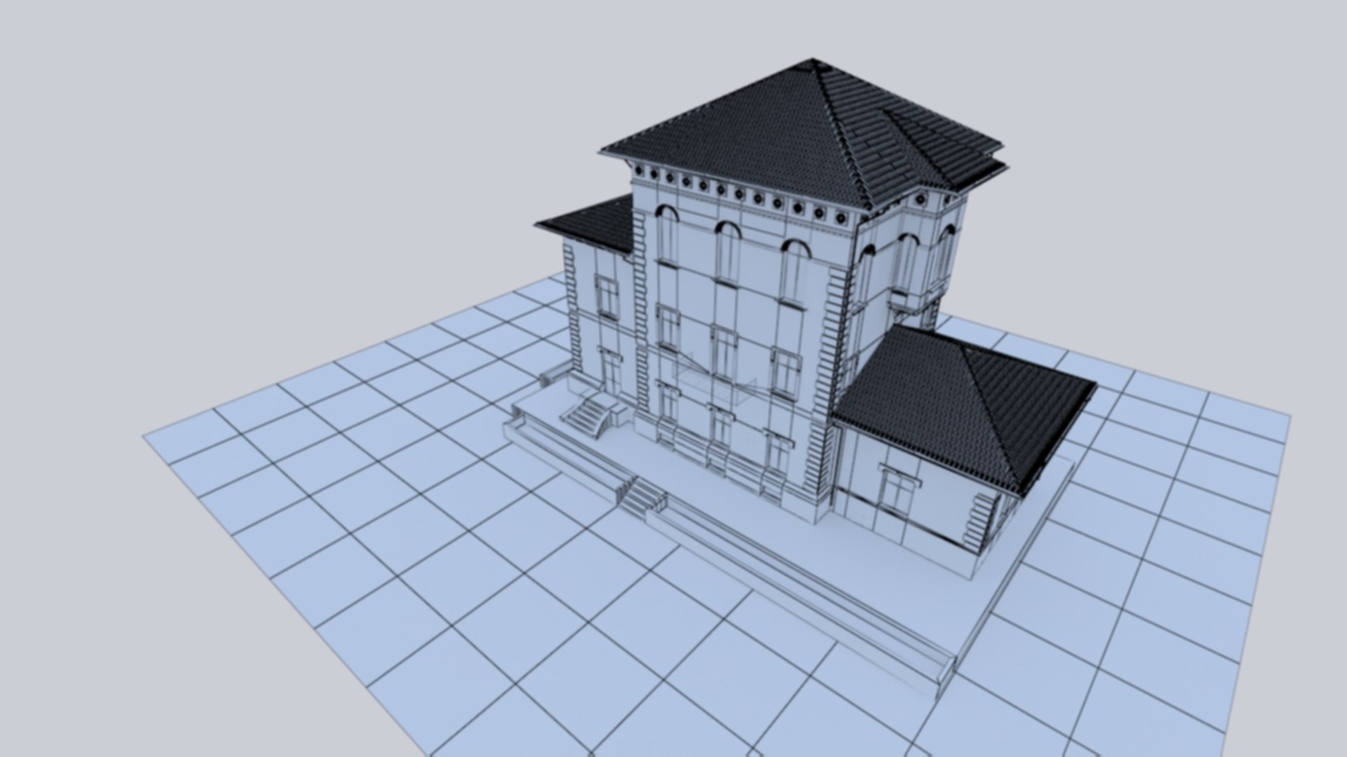 3D model classic estate architectural - TurboSquid 1215742