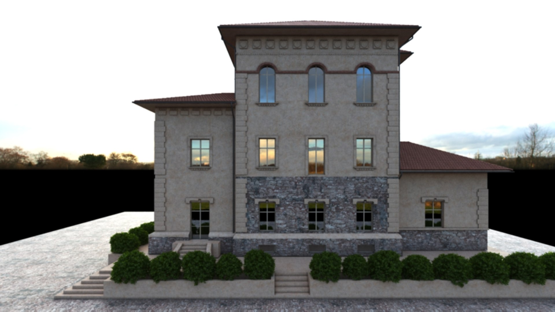 3D model classic estate architectural - TurboSquid 1215742