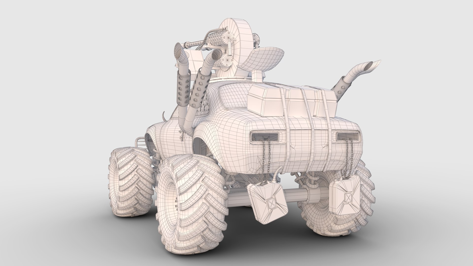 3D Model Monster Car - TurboSquid 1926685