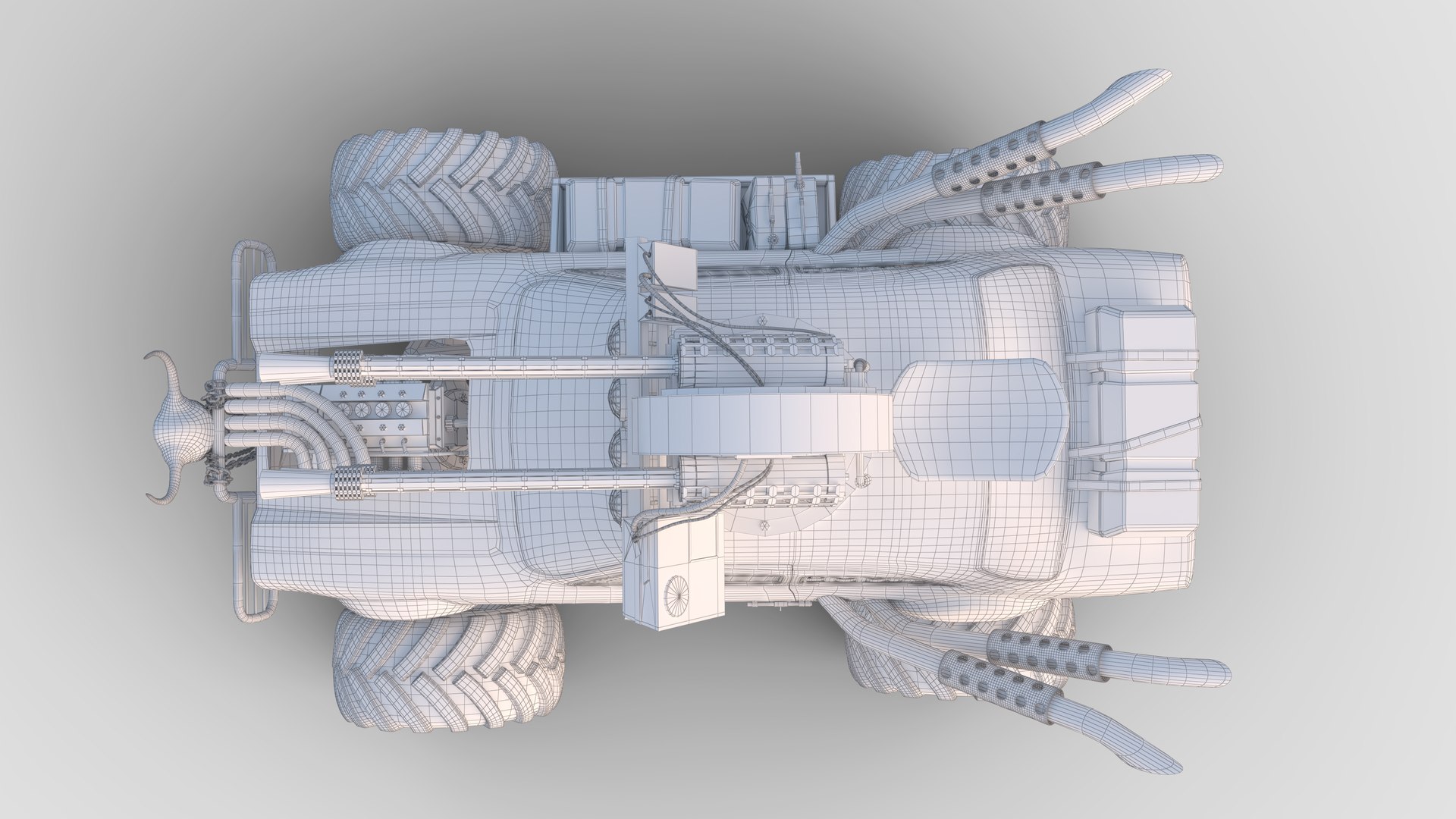 3D Model Monster Car - TurboSquid 1926685