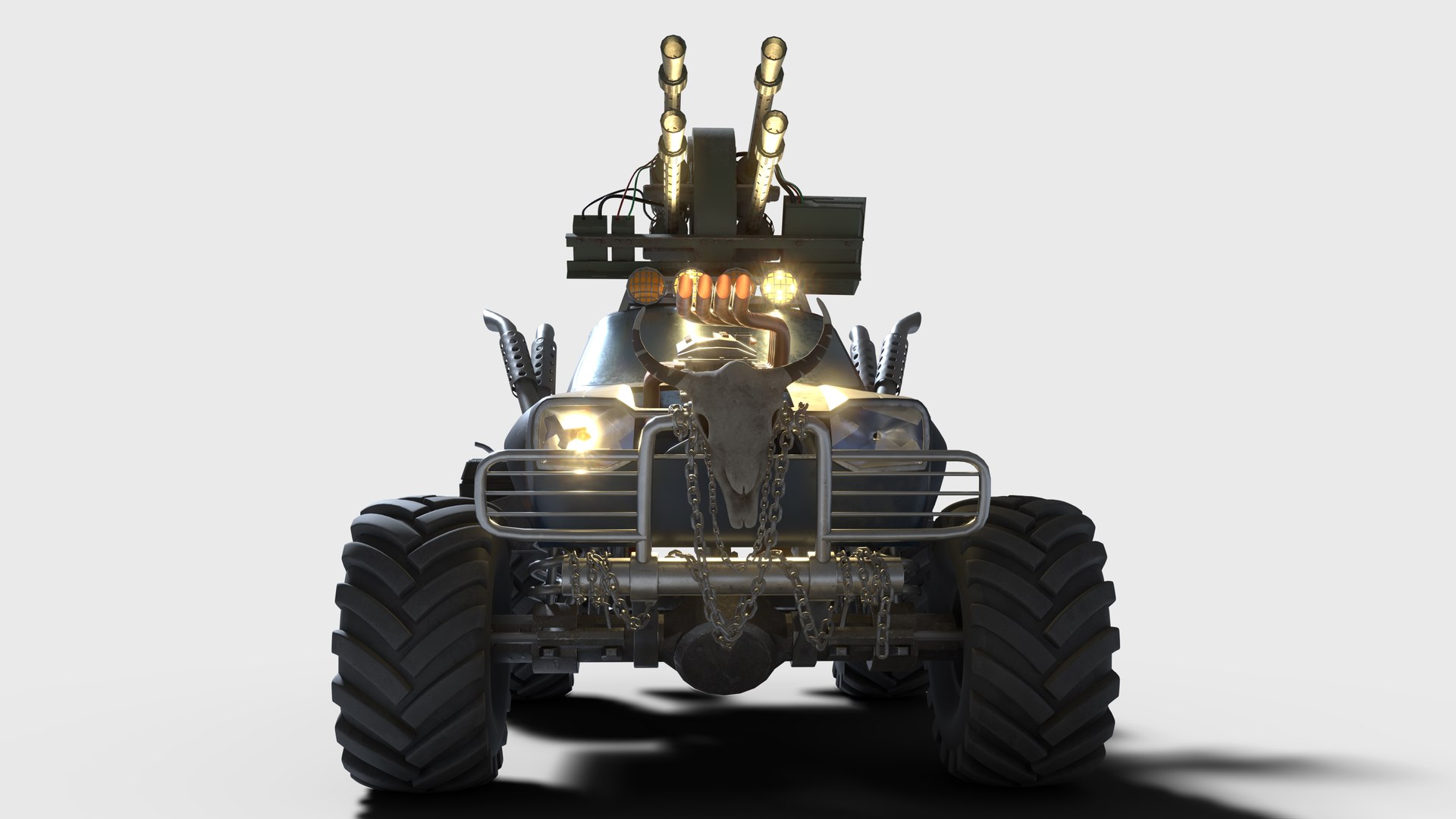 3D Model Monster Car - TurboSquid 1926685