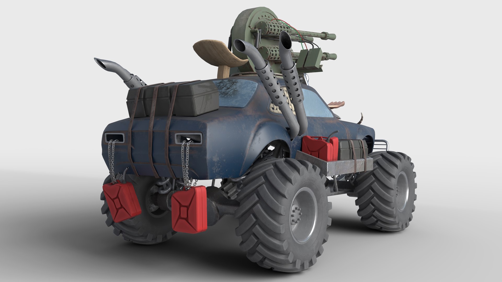 3D Model Monster Car - TurboSquid 1926685