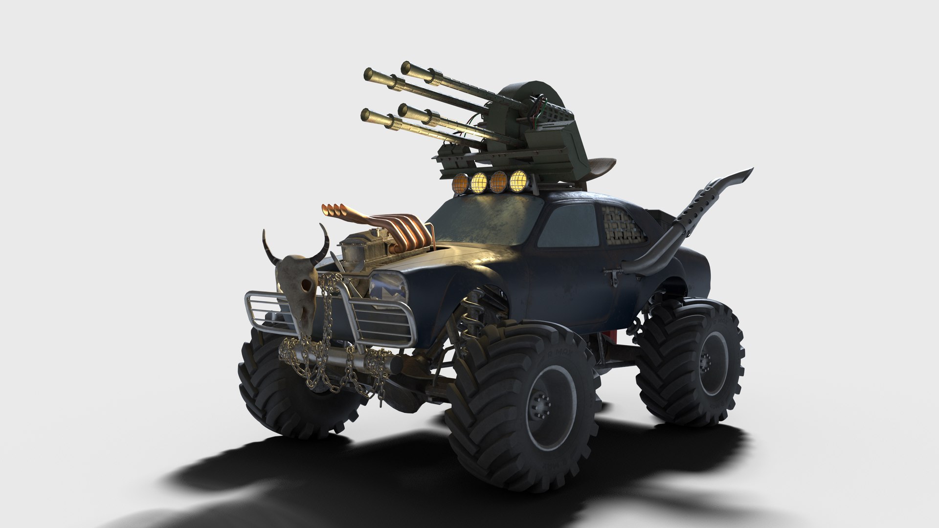 3D model Monster car - TurboSquid 1926685