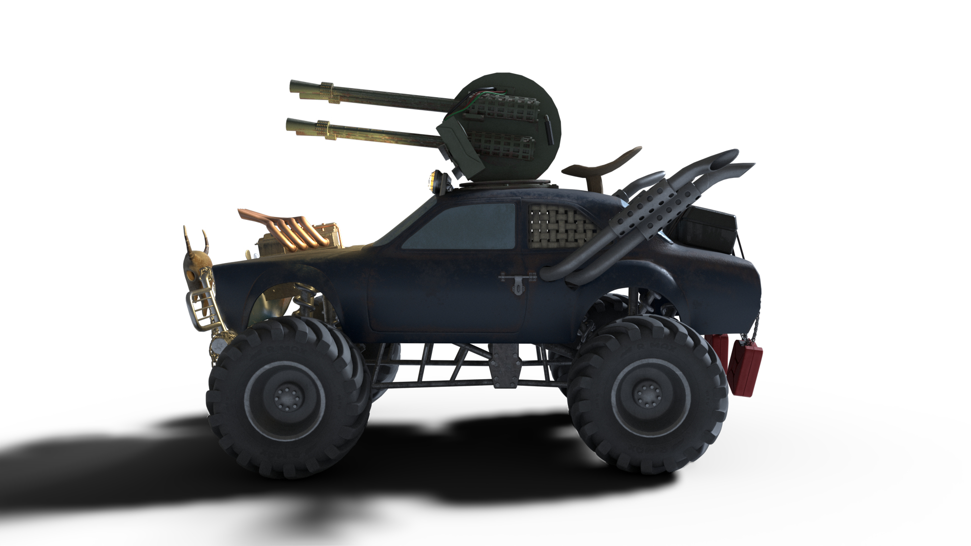 3D Model Monster Car - TurboSquid 1926685