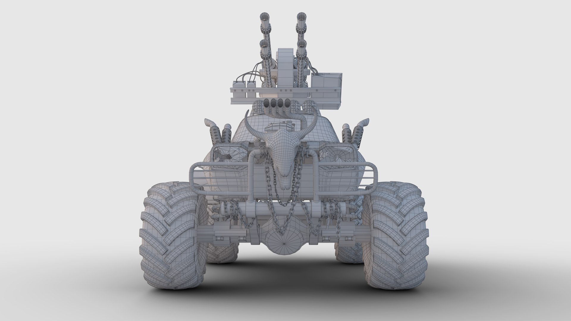 3D Model Monster Car - TurboSquid 1926685