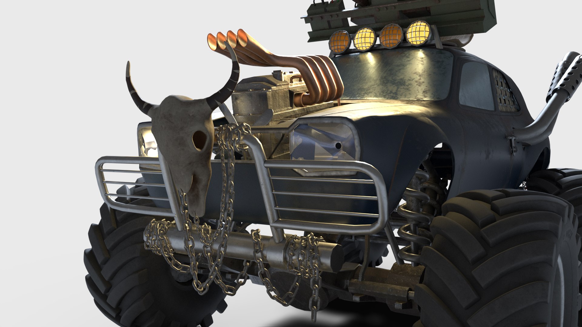 3D Model Monster Car - TurboSquid 1926685