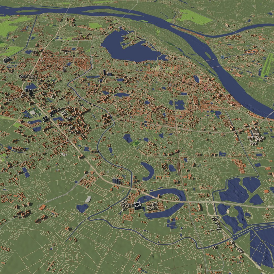 3D Hanoi Vietnam - City And Urban Model - TurboSquid 2270855