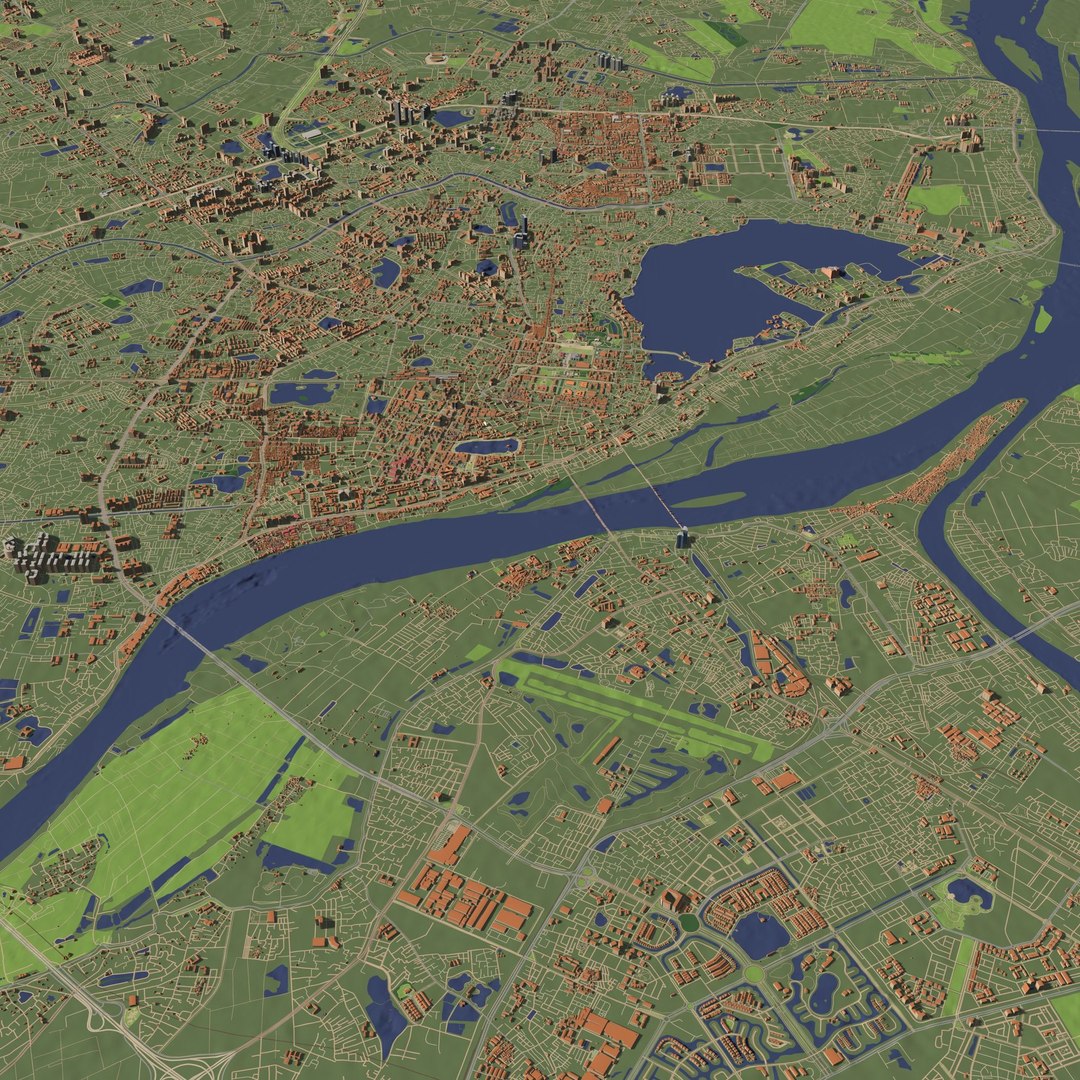 3D Hanoi Vietnam - City And Urban Model - TurboSquid 2270855