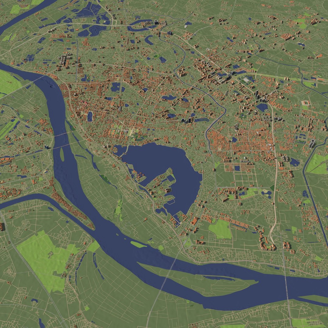 3D Hanoi Vietnam - City And Urban Model - TurboSquid 2270855