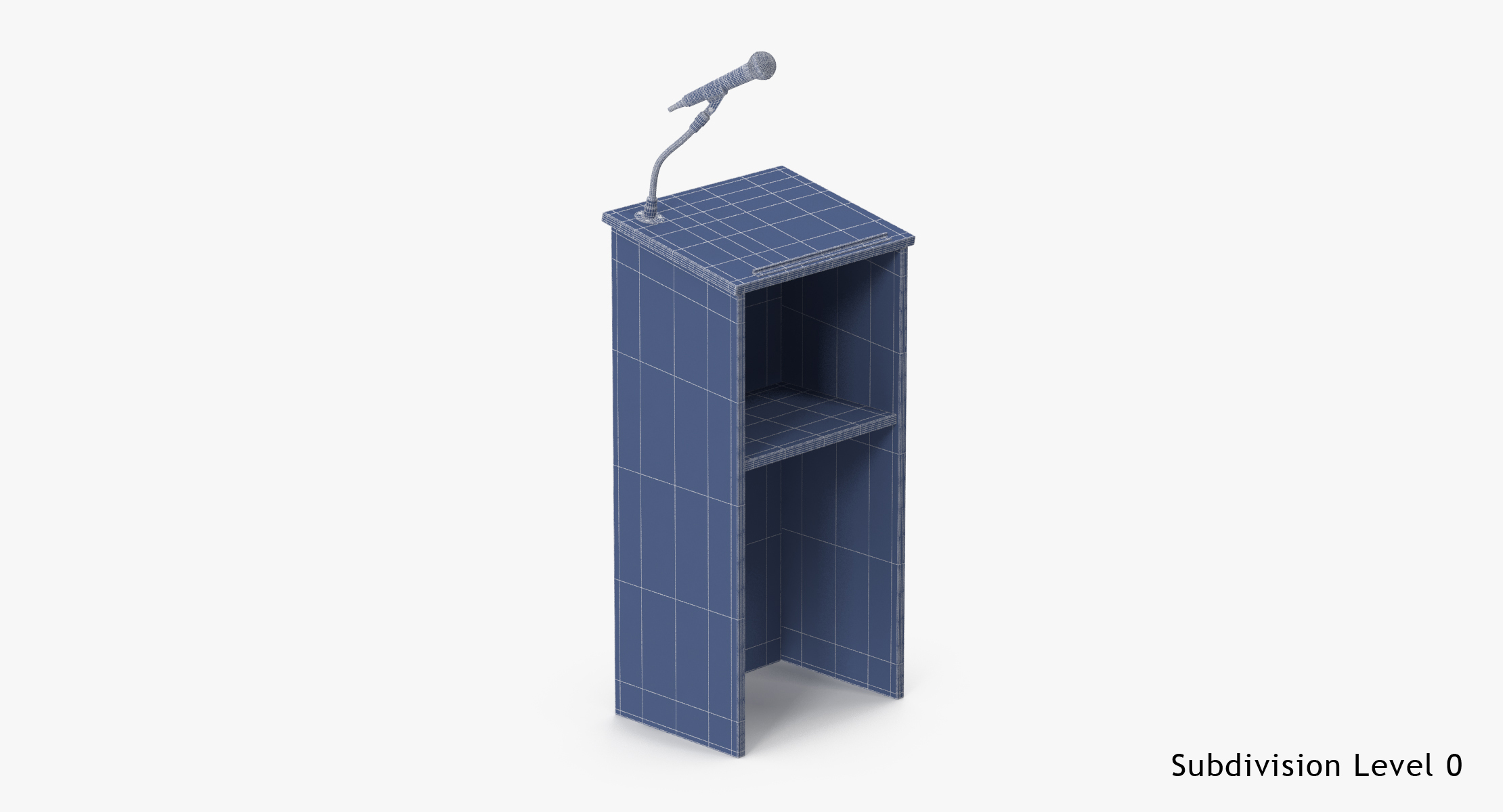 3d podium microphone