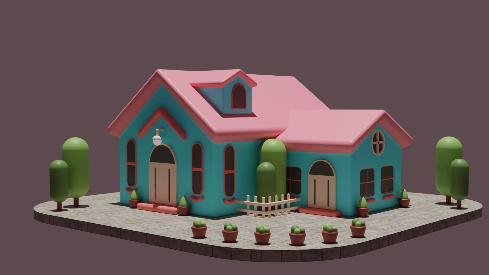 3D Stylized Minimal House Model - TurboSquid 2168021