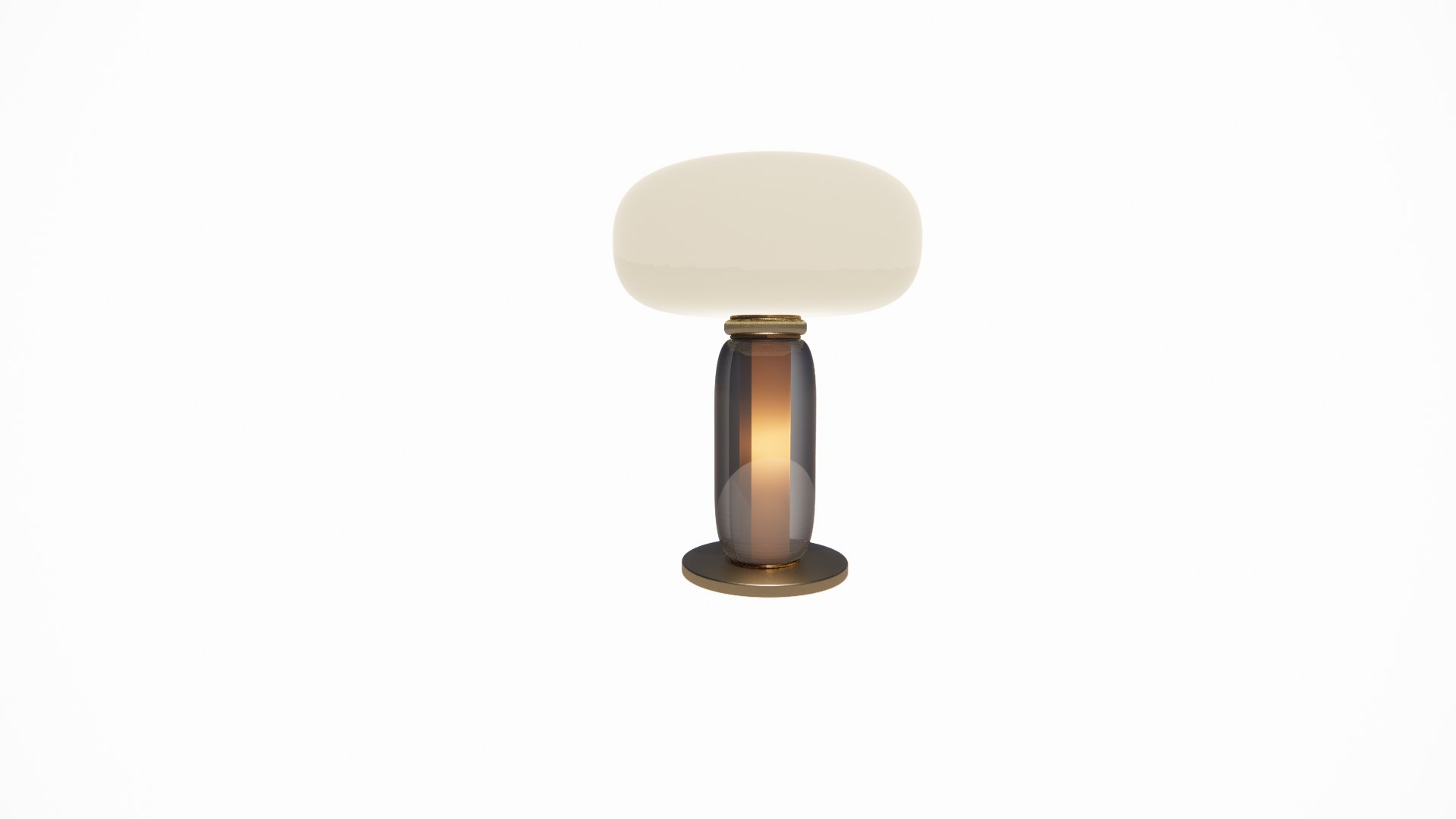 3D Ghidini 1961 One On One Black Table Lamp - TurboSquid 2286642