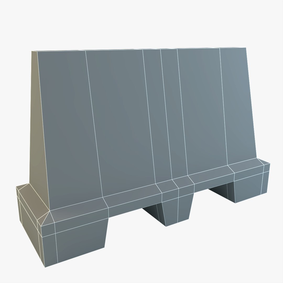 Barrier 3d Model