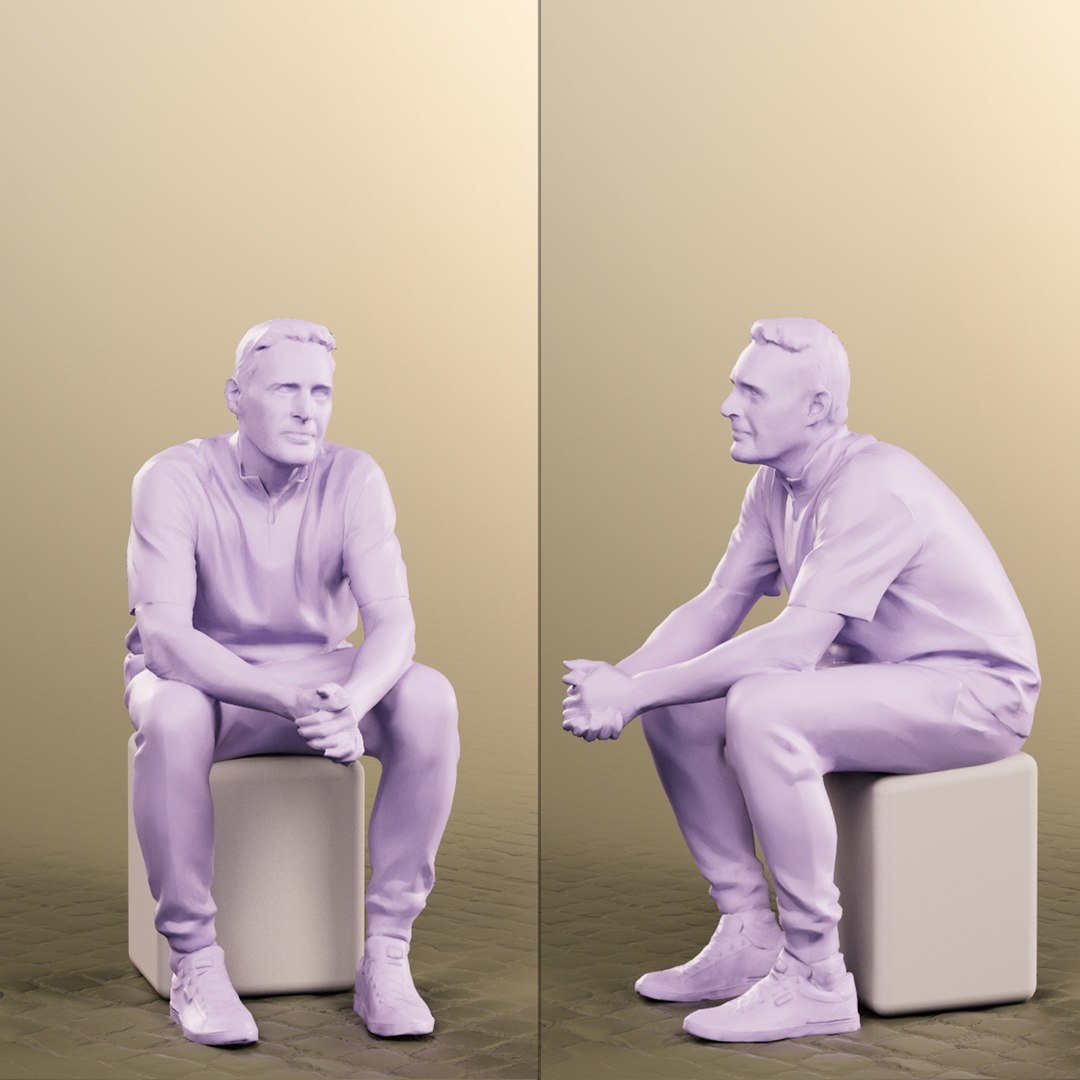 3D 13669 Ruben - Sitting Casual Man - TurboSquid 2032673