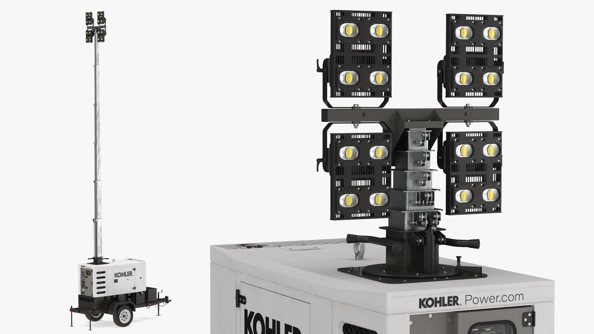 3D kohler mobile generator lighting model - TurboSquid 1546205
