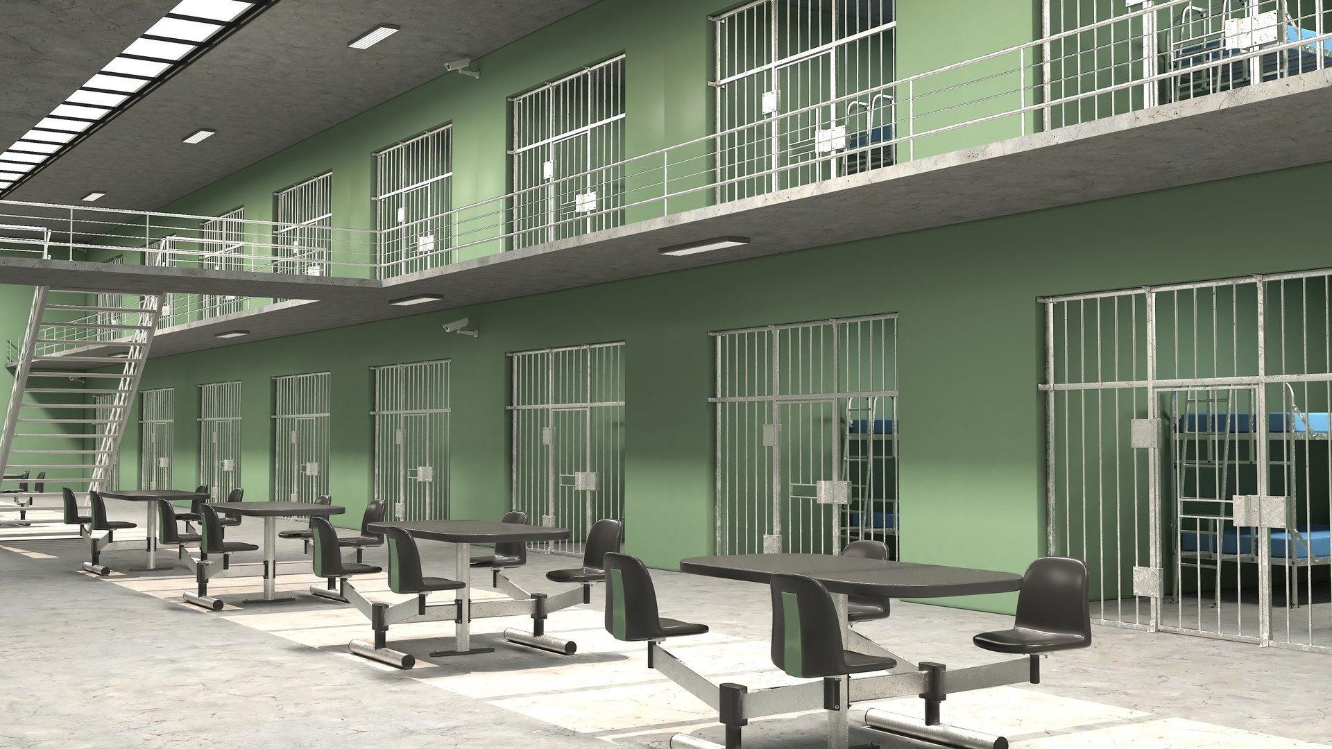 Prison And Watch Tower 3D - TurboSquid 2285958