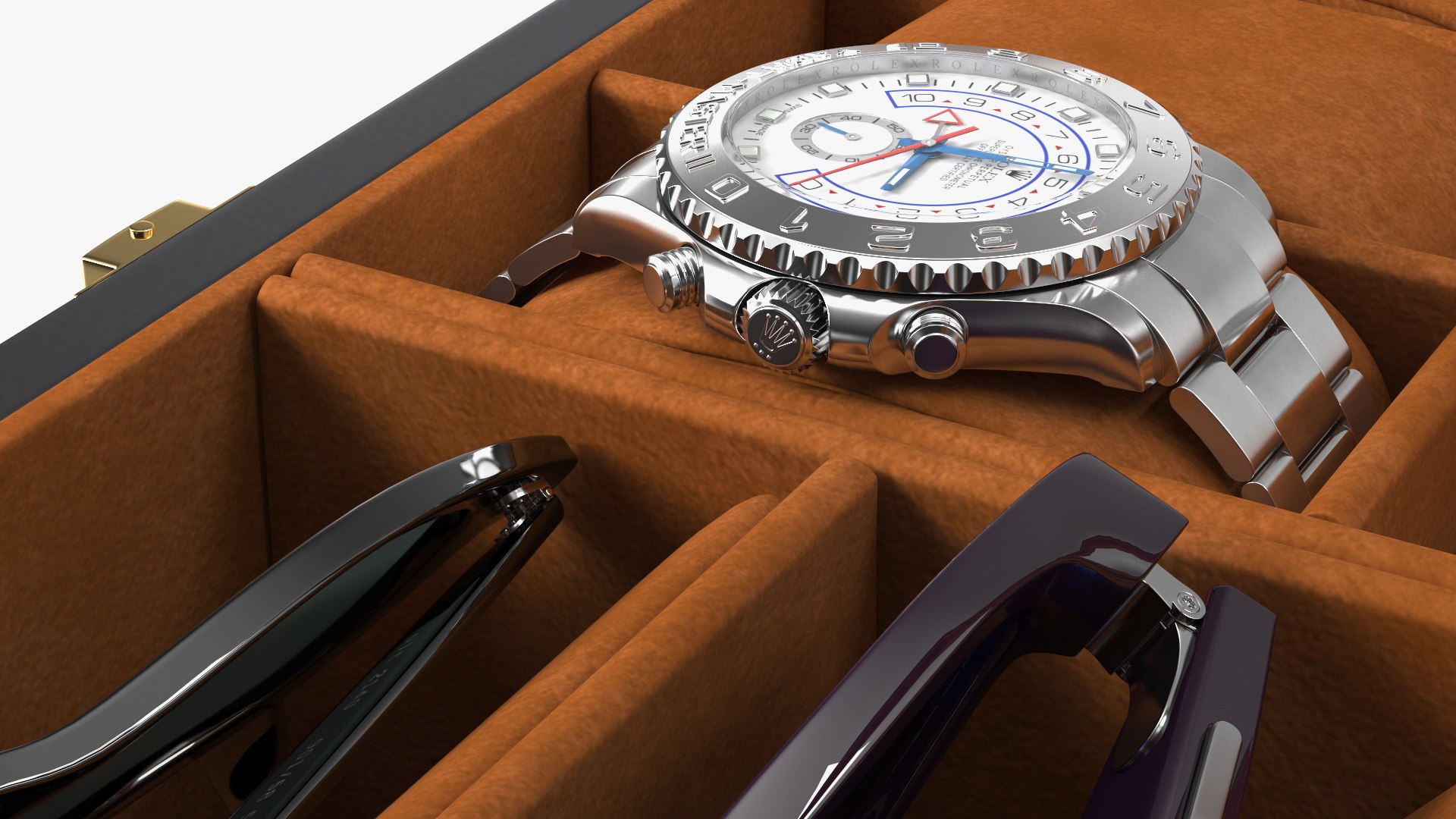 Organizer with Watches and Glasses 3D model - TurboSquid 2025076