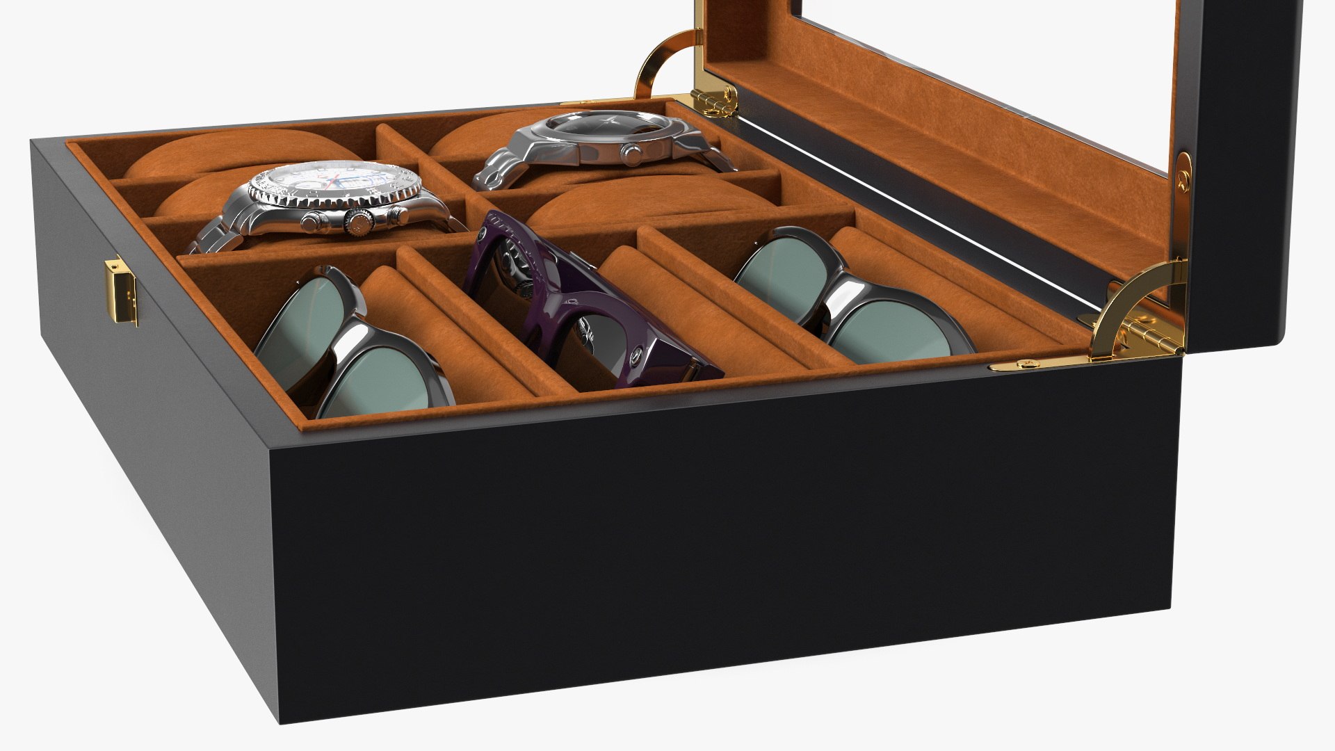 Organizer with Watches and Glasses 3D model - TurboSquid 2025076