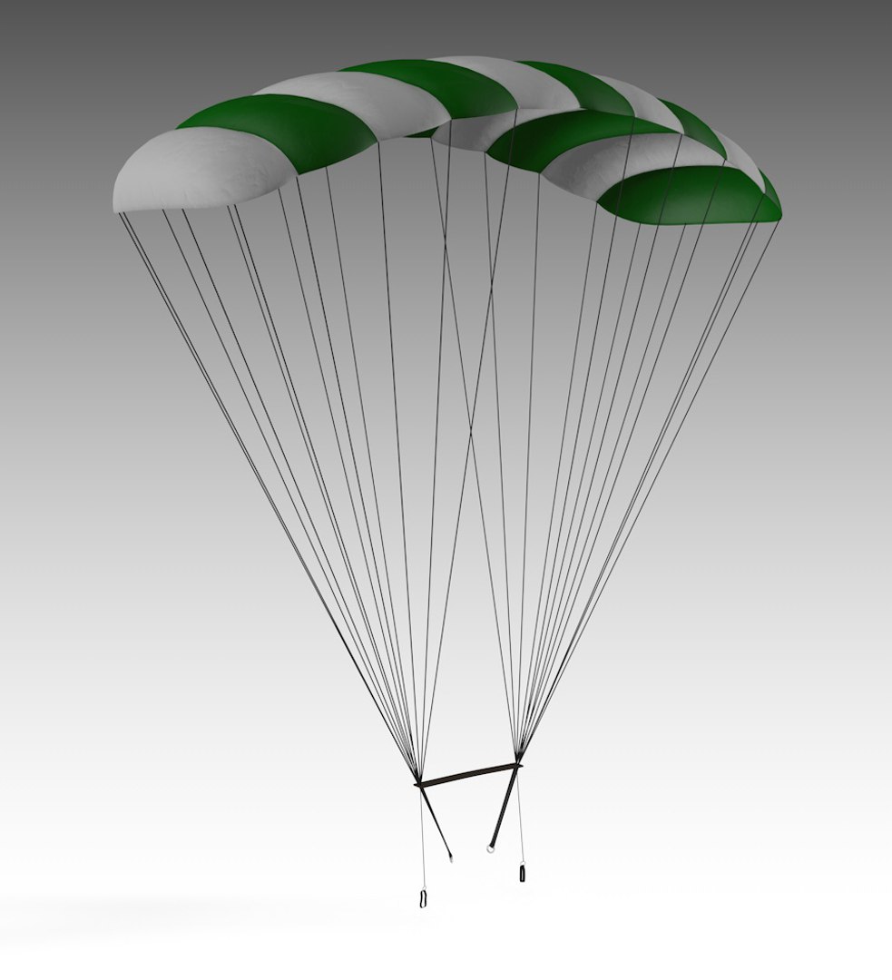 Parachute Chute Chu 3D Model - TurboSquid 1212345