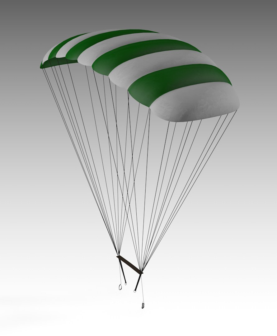 Parachute Chute Chu 3D Model - TurboSquid 1212345