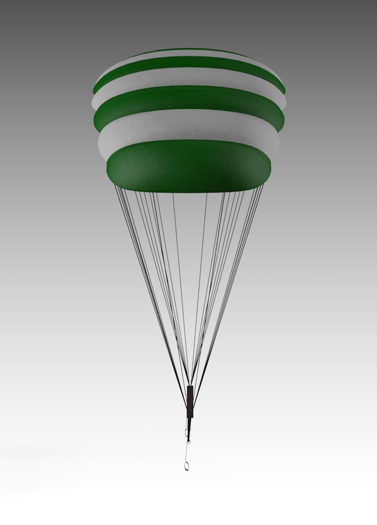 Parachute Chute Chu 3D Model - TurboSquid 1212345