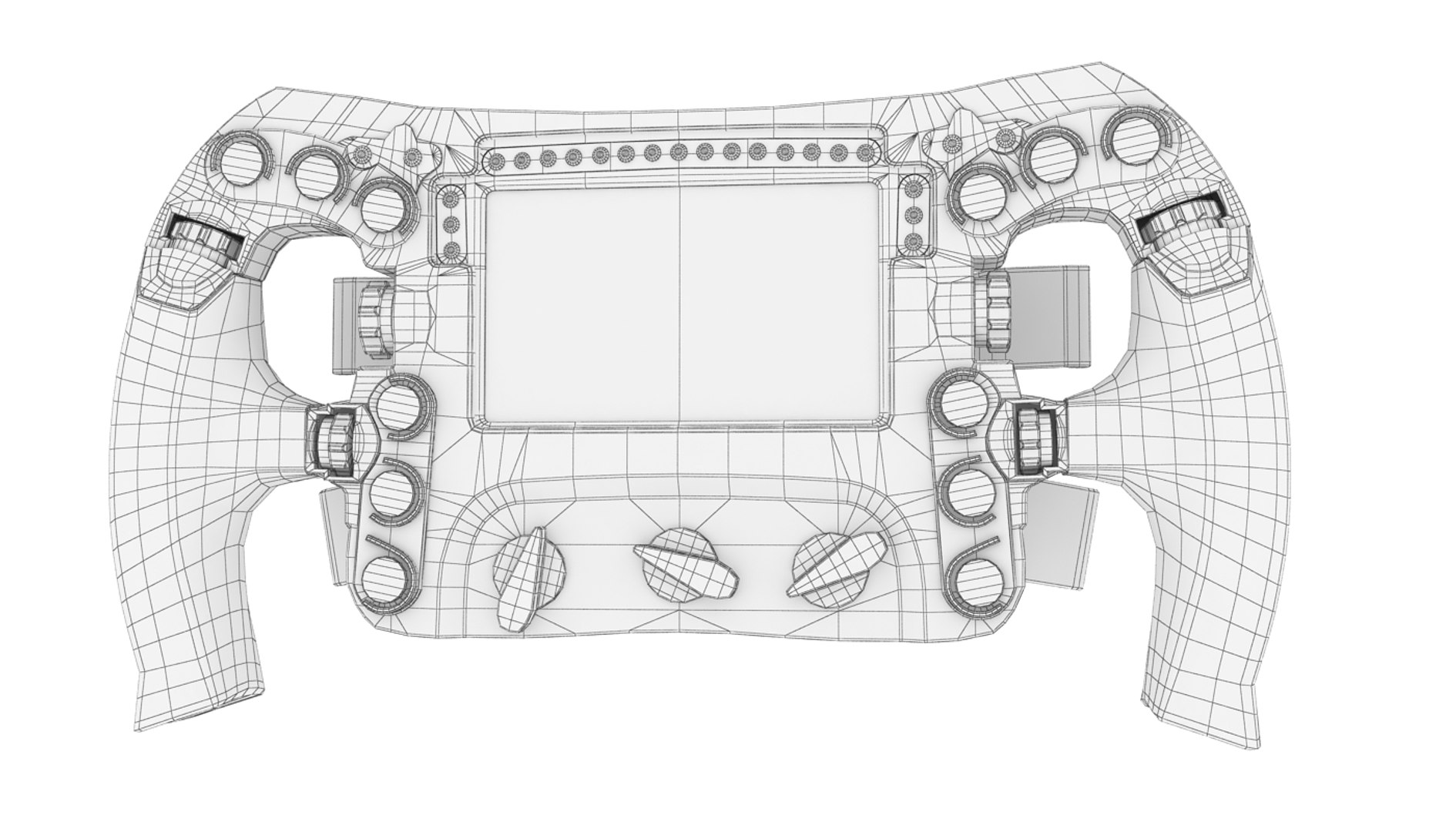 3D F1 Stering Wheel - TurboSquid 1247959