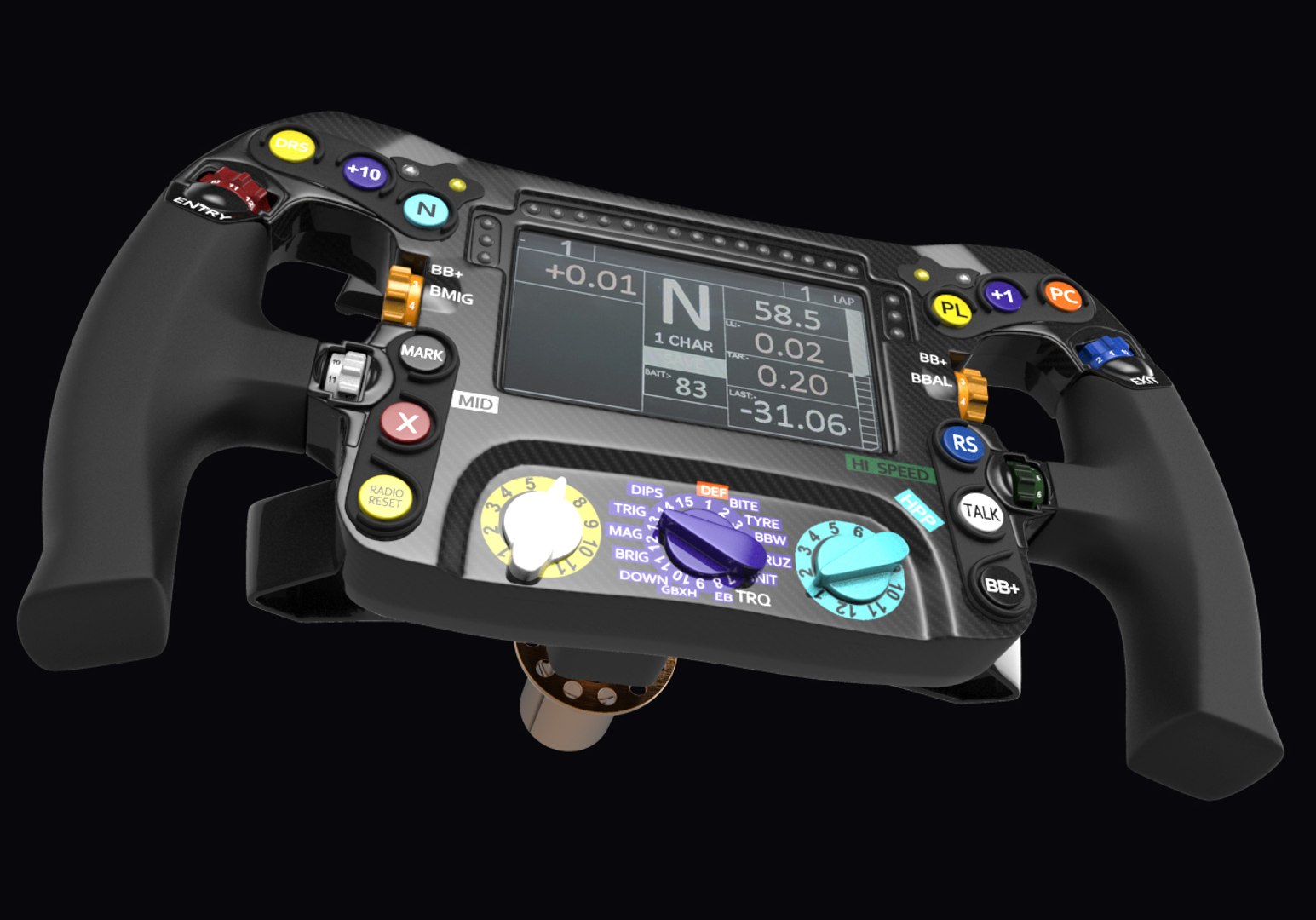 3D F1 Stering Wheel - TurboSquid 1247959