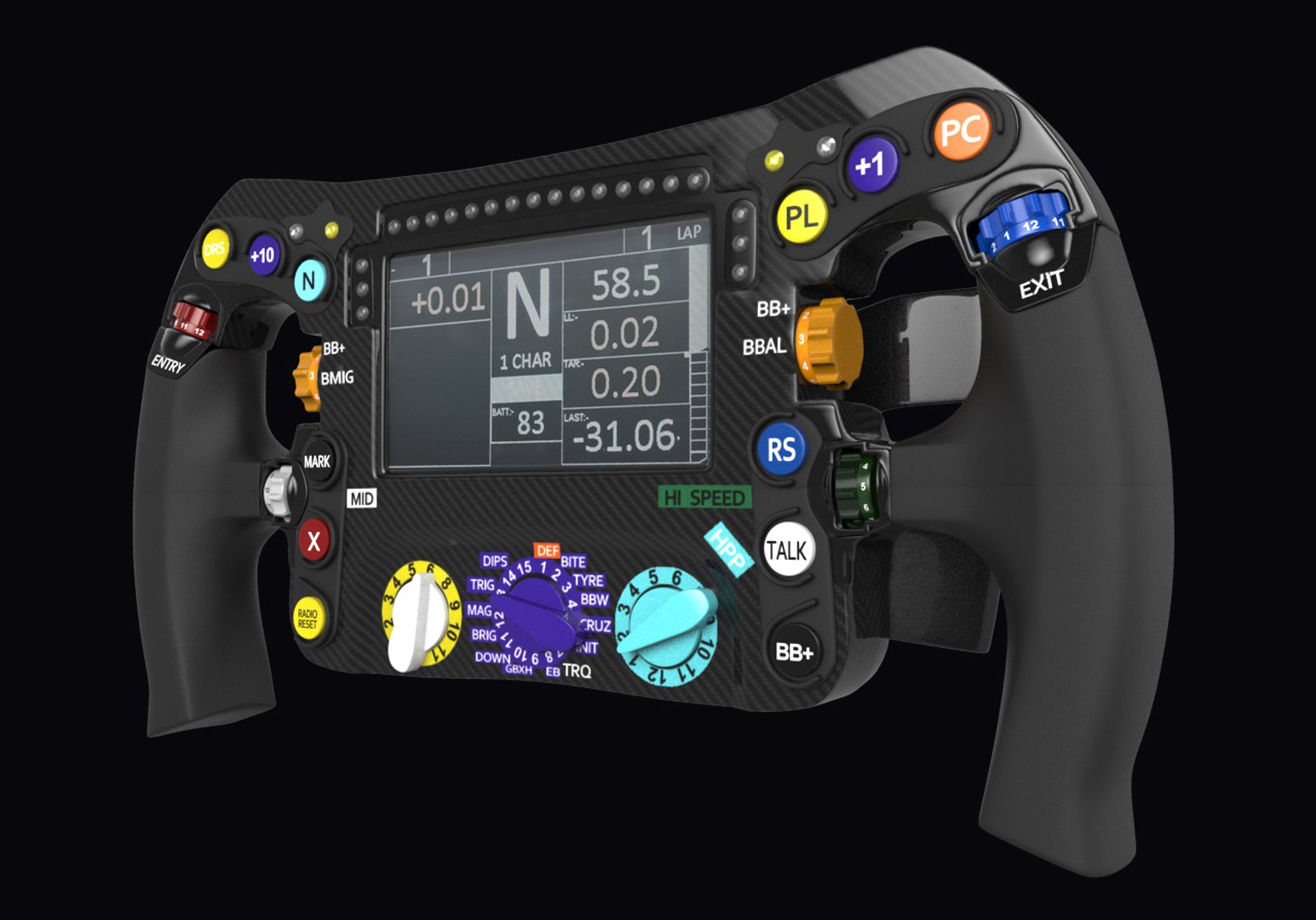 3D F1 Stering Wheel - TurboSquid 1247959