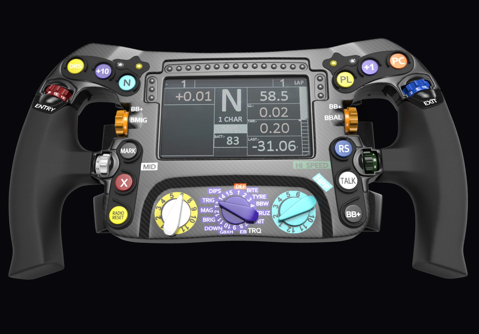 3D F1 Stering Wheel - TurboSquid 1247959