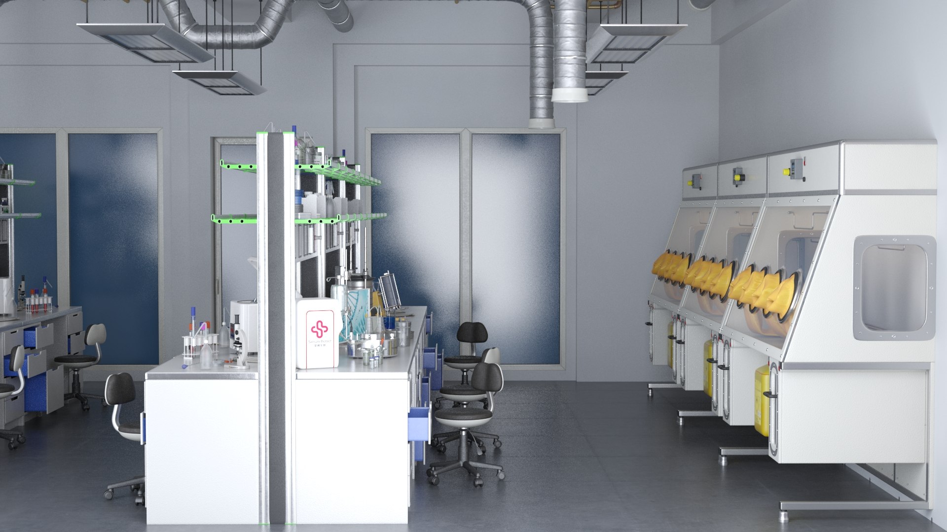 Scientific Laboratory Lab 3D Model - TurboSquid 1566850