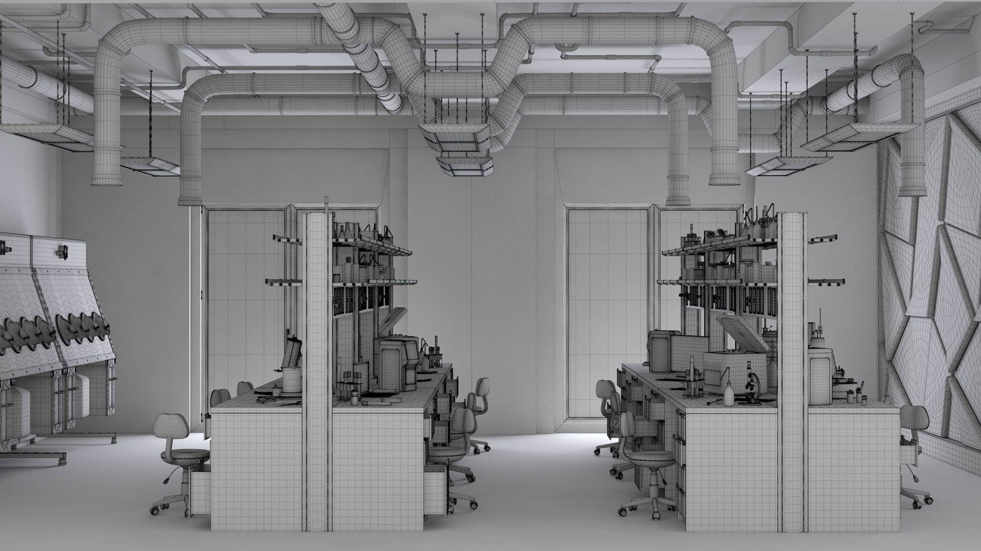 Scientific Laboratory Lab 3D Model - TurboSquid 1566850