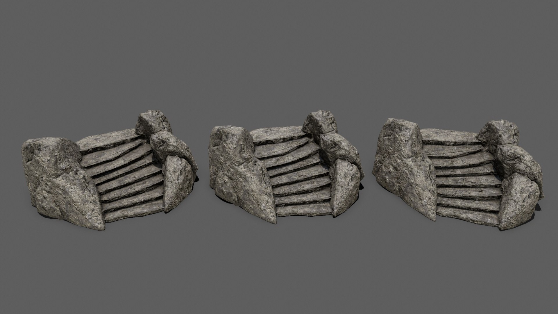 Rock Stair 3D Model - TurboSquid 2024528