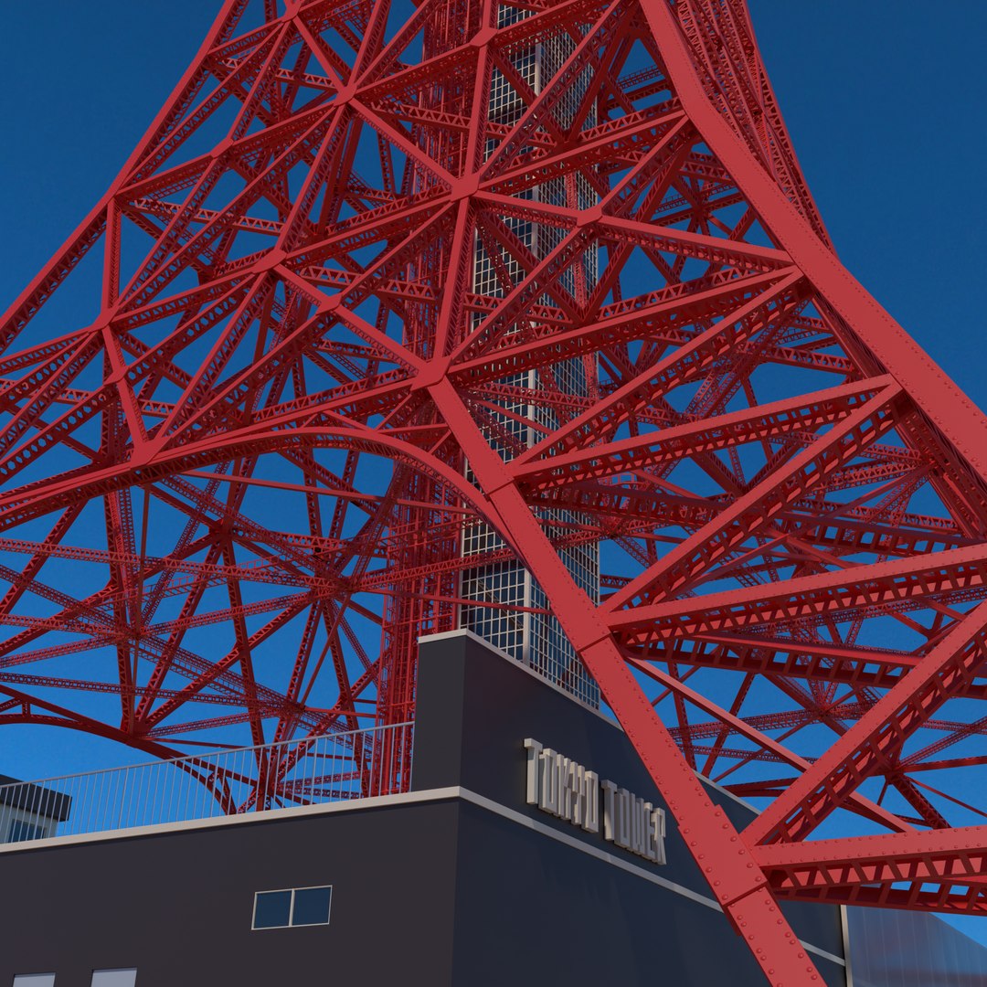 3D Tokyo Tower - TurboSquid 1903909