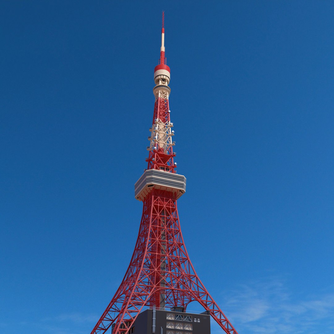 3D Tokyo Tower - TurboSquid 1903909