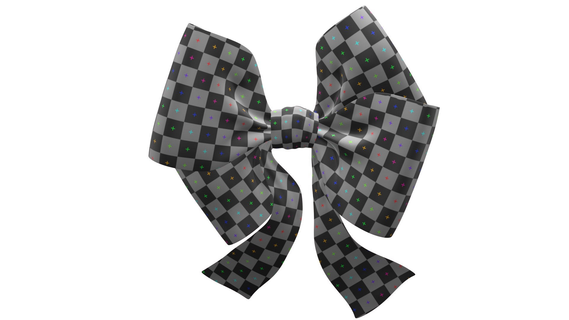 3D Ribbon Bow Realistic Model - TurboSquid 2074189