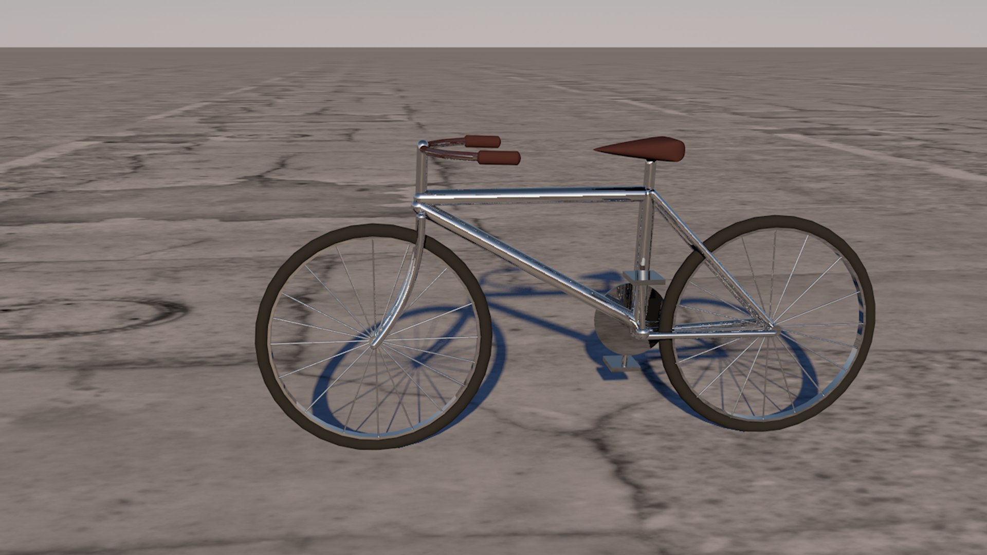 Simple bicycle 3D model - TurboSquid 1300247