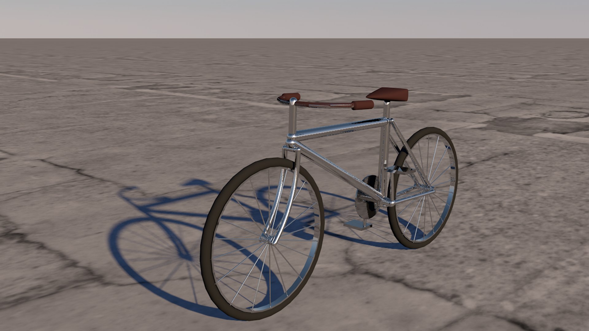 Simple bicycle 3D model - TurboSquid 1300247