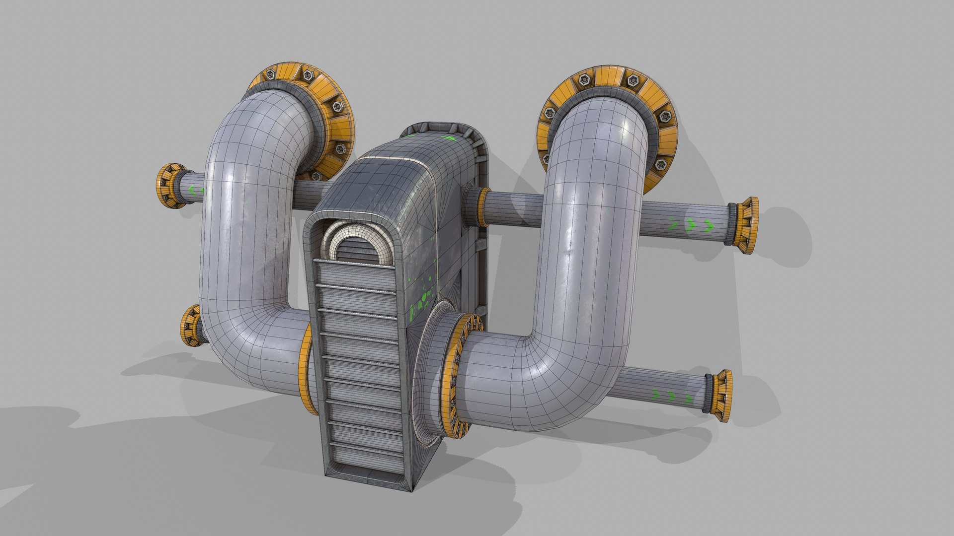 Free 3D Prosp 1 From Wall Tube Mechanism Props Model - TurboSquid 1760198