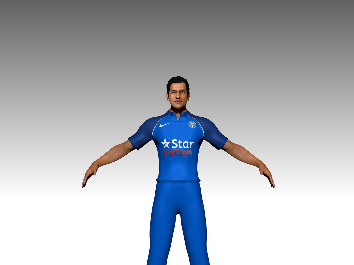 Ms Dhoni 3D Model - TurboSquid 1341464