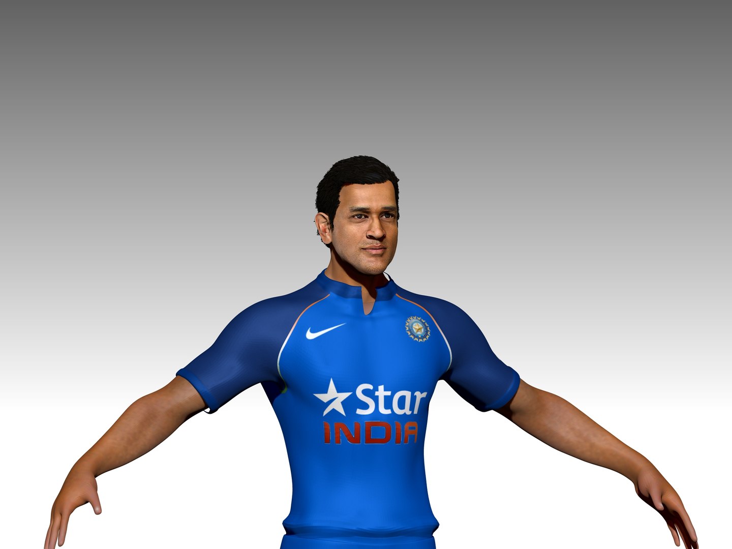 Ms Dhoni 3D Model - TurboSquid 1341464