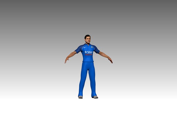 Ms dhoni 3D model - TurboSquid 1341464