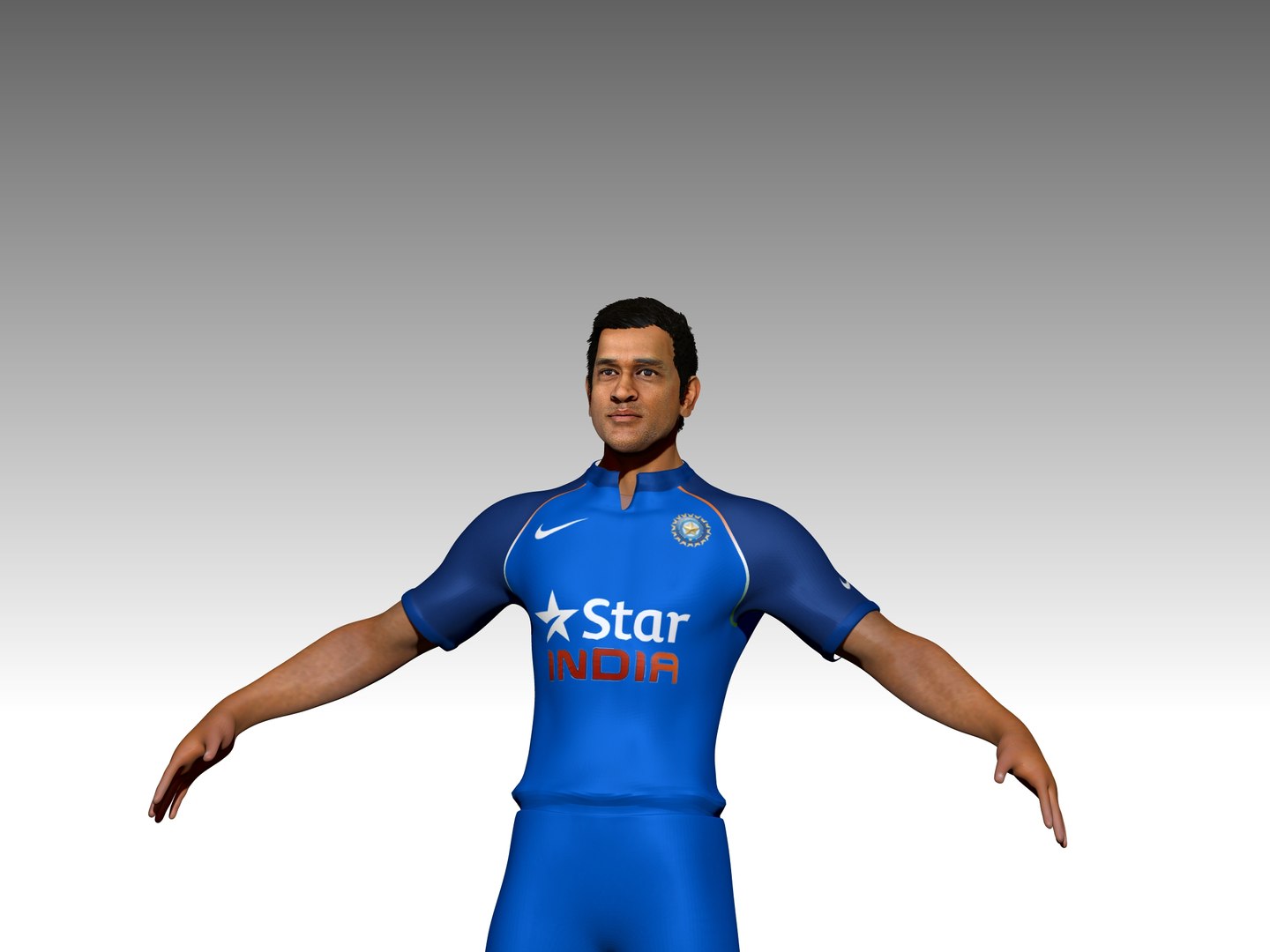 Ms Dhoni 3D Model - TurboSquid 1341464