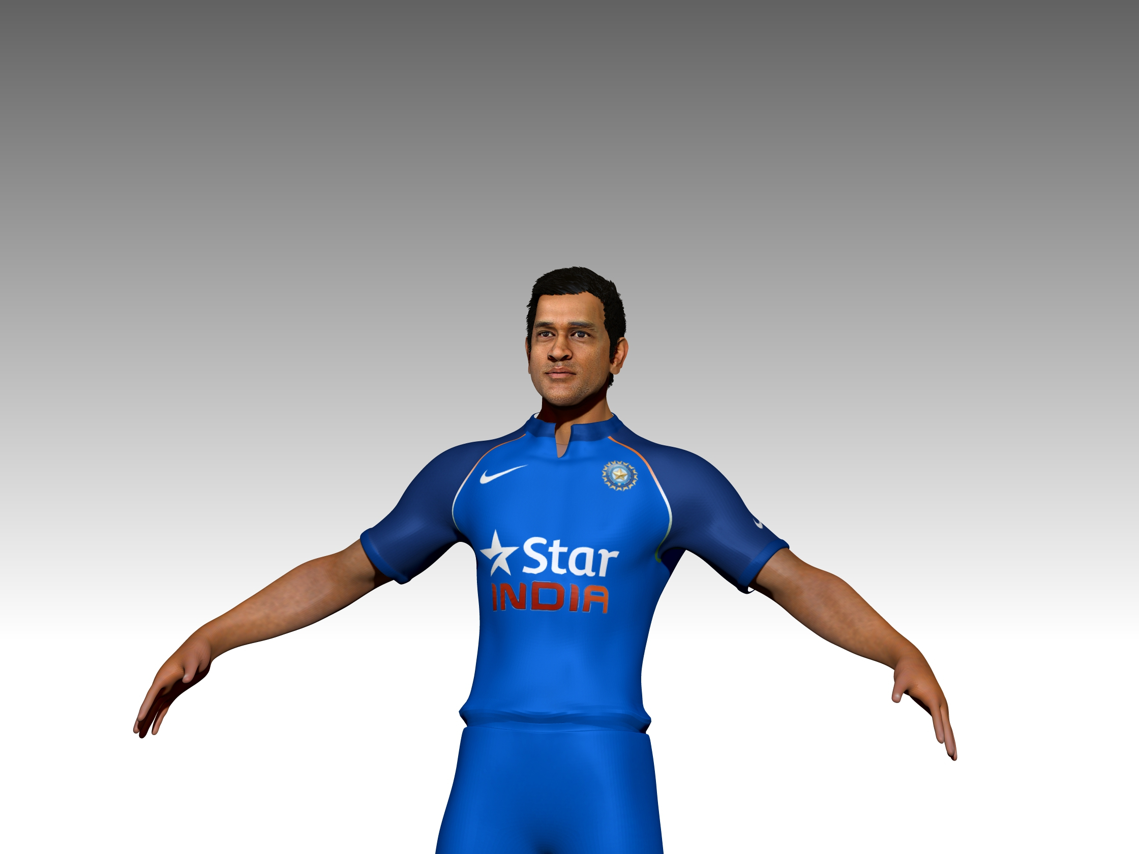 Ms dhoni 3D model - TurboSquid 1341464