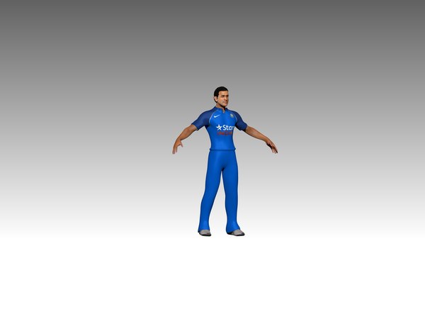 Ms dhoni 3D model - TurboSquid 1341464