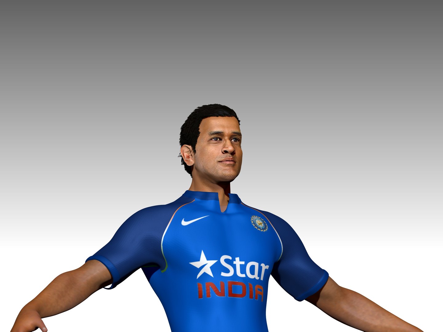 Ms Dhoni 3D Model - TurboSquid 1341464